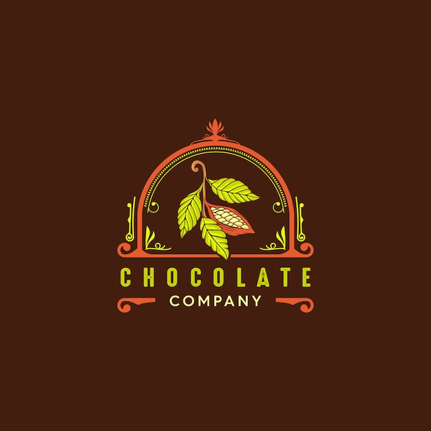 Premium Vector | Cacao vintage logo Premium Vector | Cacao vintage logo