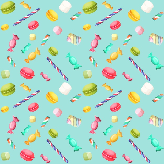 Premium Vector | Candy seamless pattern Premium Vector | Candy seamless pattern