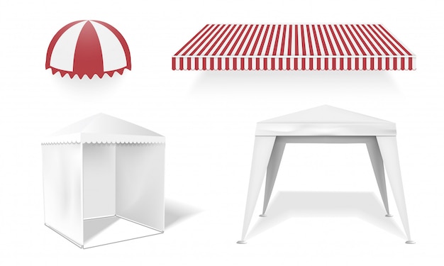 Premium Vector | Canopy icon set Premium Vector | Canopy icon set