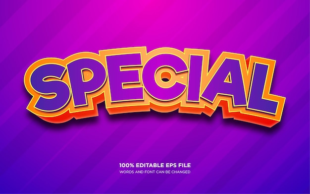 Premium Vector Cartoon Editable Text Style Effect