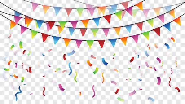 Premium Vector | Celebration colorful party flag template Premium Vector | Celebration colorful party flag template