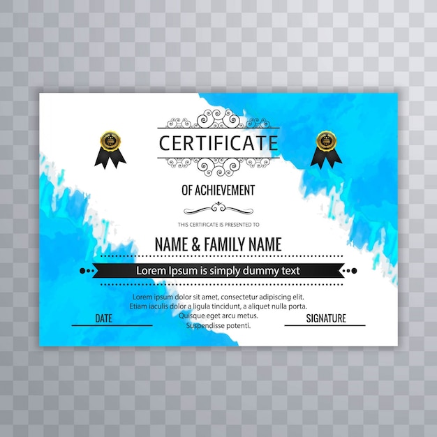 Download Vector - Gorgeous Diploma Certificate Template 02 Vector ... Download Vector - Gorgeous Diploma Certificate Template 02 Vector ...