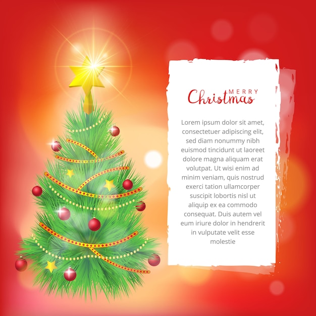 Premium Vector | Christmas tree background Premium Vector | Christmas tree background