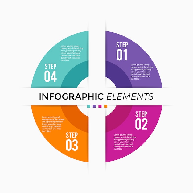 Premium Vector | Circle chart infographic Premium Vector | Circle chart infographic
