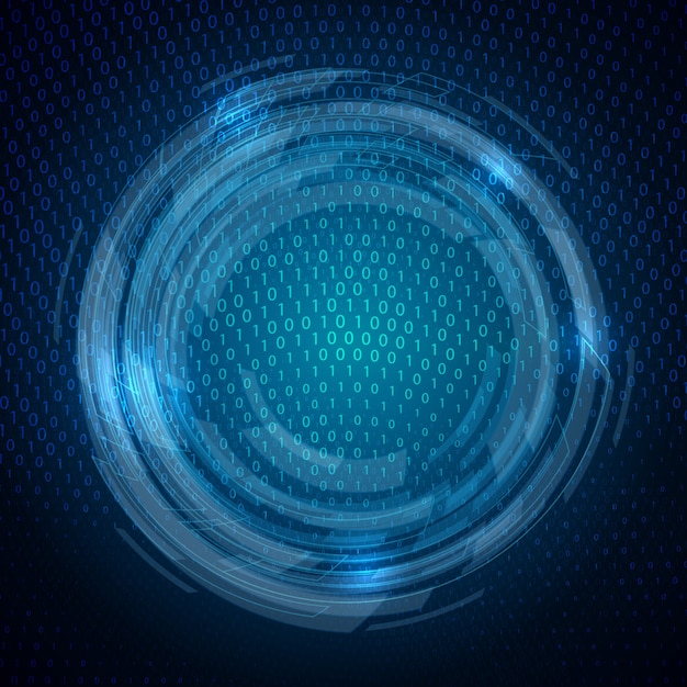 Circular technological background Vector | Free Download Circular technological background Vector | Free Download