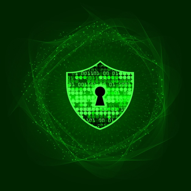 Premium Vector | Closed padlock, cyber security Premium Vector | Closed padlock, cyber security