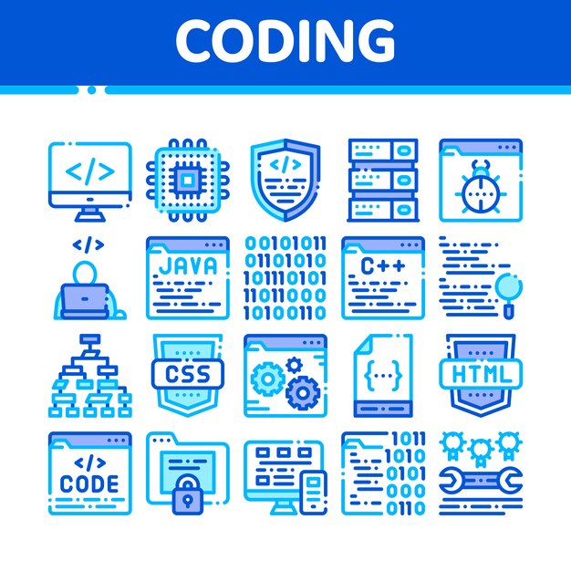 Premium Vector Coding System