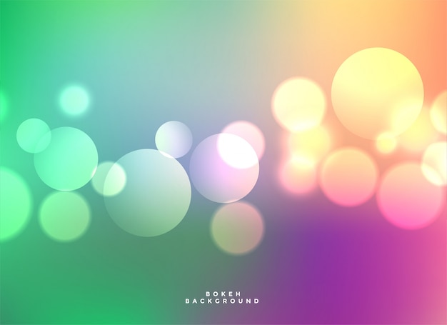 Premium Vector | Colorful abstract bokeh lights background Premium Vector | Colorful abstract bokeh lights background
