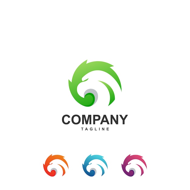 Premium Vector | Colorful abstract eagle logo premium Premium Vector | Colorful abstract eagle logo premium