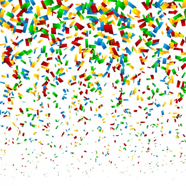 Free Vector | Colorful confetti background Free Vector | Colorful confetti background