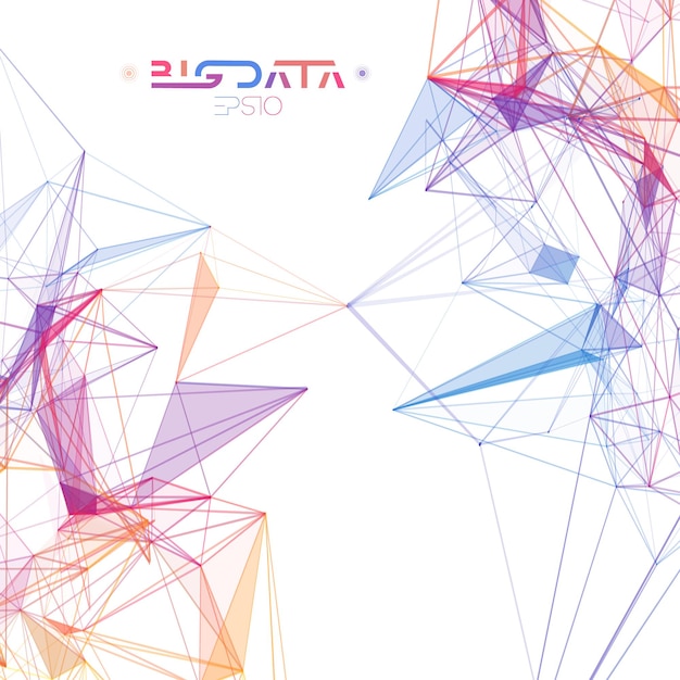 Premium Vector | Colorful data abstract infographic. data sorting color ...