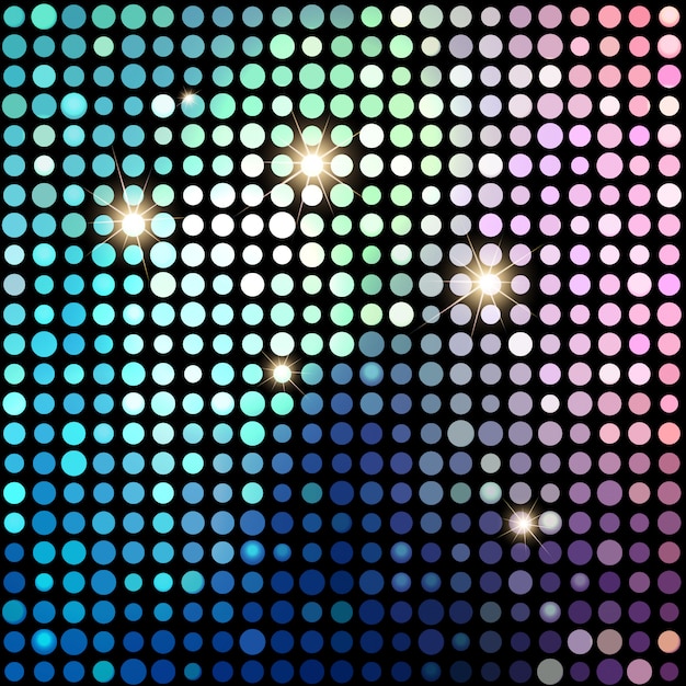 Premium Vector | Colorful dots abstract disco background. vector background Premium Vector | Colorful dots abstract disco background. vector background