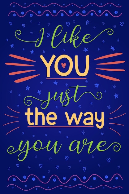 Premium Vector | Colorful encouraging poster. perfect for decorations ... Premium Vector | Colorful encouraging poster. perfect for decorations ...