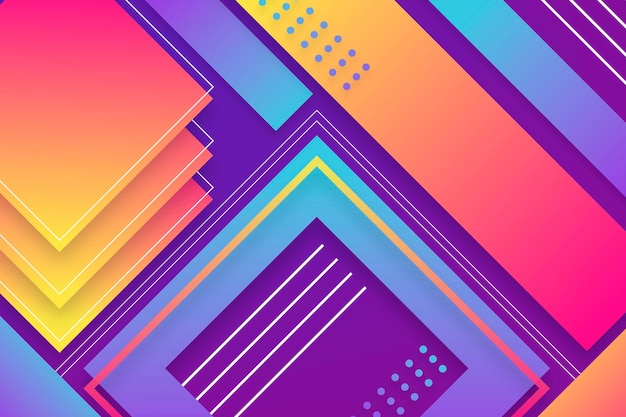 Free Vector | Colorful gradient shapes screensaver Free Vector | Colorful gradient shapes screensaver