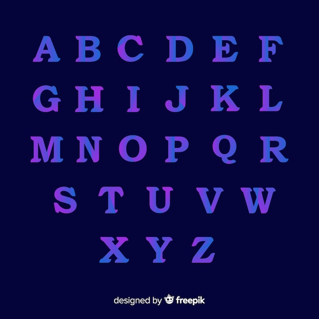 Free Vector | Colorful gradient typography Free Vector | Colorful gradient typography