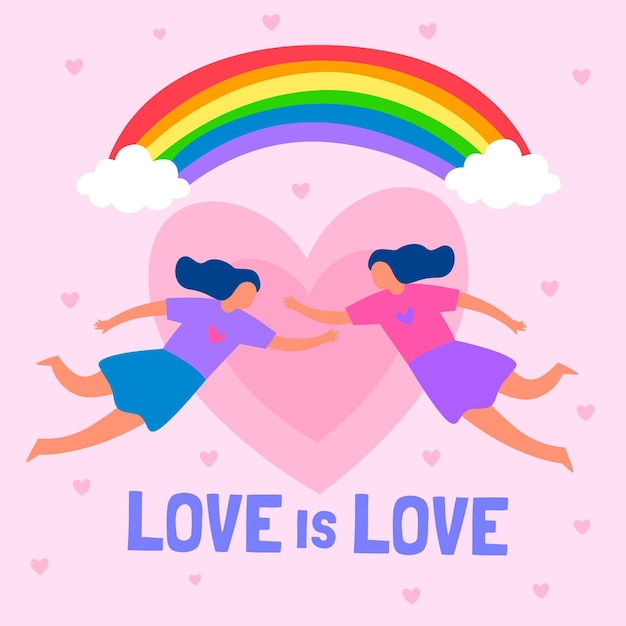 Free Vector | Colorful pride day concept Free Vector | Colorful pride day concept