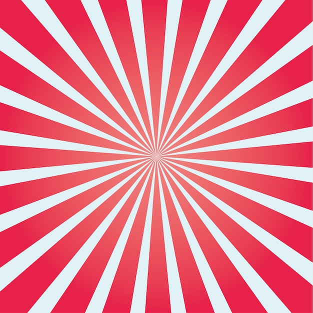 Premium Vector Colorful Sunburst Colored Sun Rays Cartoon Illustration