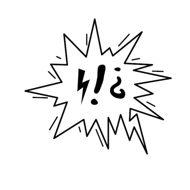 Premium Vector | Comic speech bubble with swear words symbols doodle ... Premium Vector | Comic speech bubble with swear words symbols doodle ...