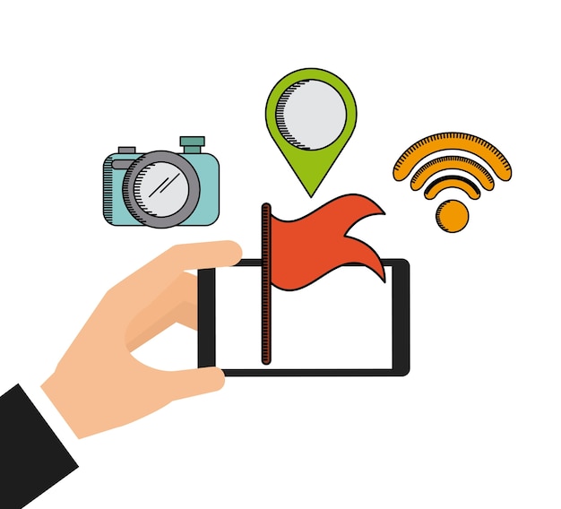 Premium Vector | Communication technology design, vector illustration ... Premium Vector | Communication technology design, vector illustration ...