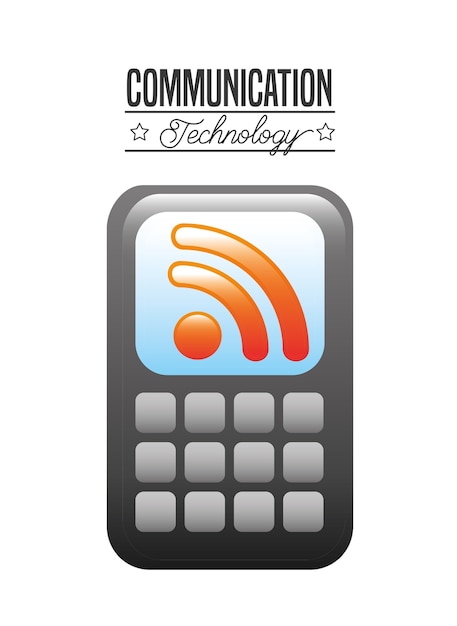 Premium Vector | Communication technology design, vector illustration ... Premium Vector | Communication technology design, vector illustration ...