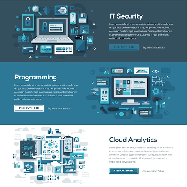 Premium Vector | Concept illustration with flat designstyled vectors ...