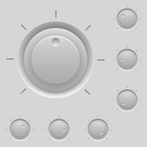 Premium Vector | Control panel Premium Vector | Control panel