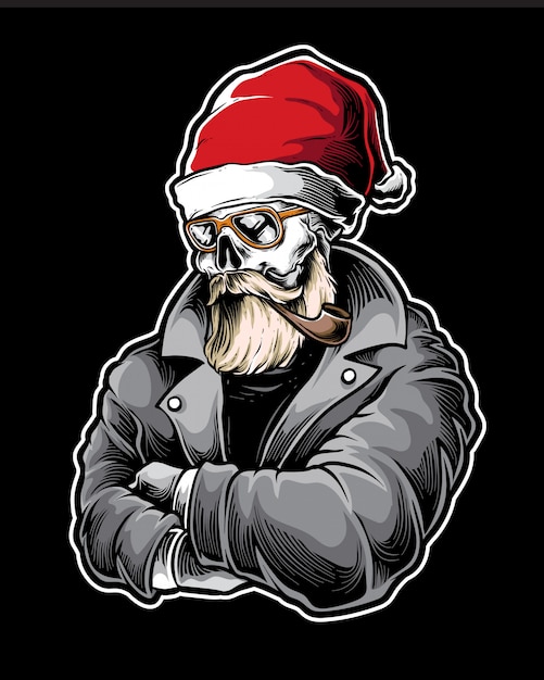 Cool santa vector | Premium Vector Cool santa vector | Premium Vector