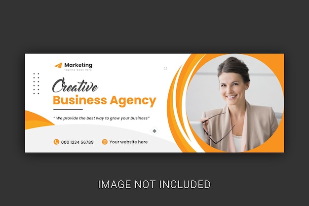 Premium Vector | Creative business facebook cover page template Premium Vector | Creative business facebook cover page template