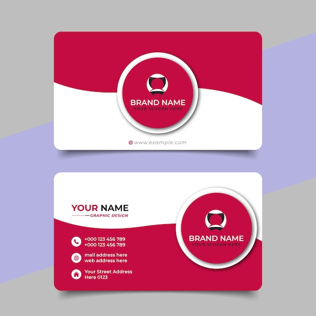 Premium Vector | Creative modern professional business card vector design Premium Vector | Creative modern professional business card vector design