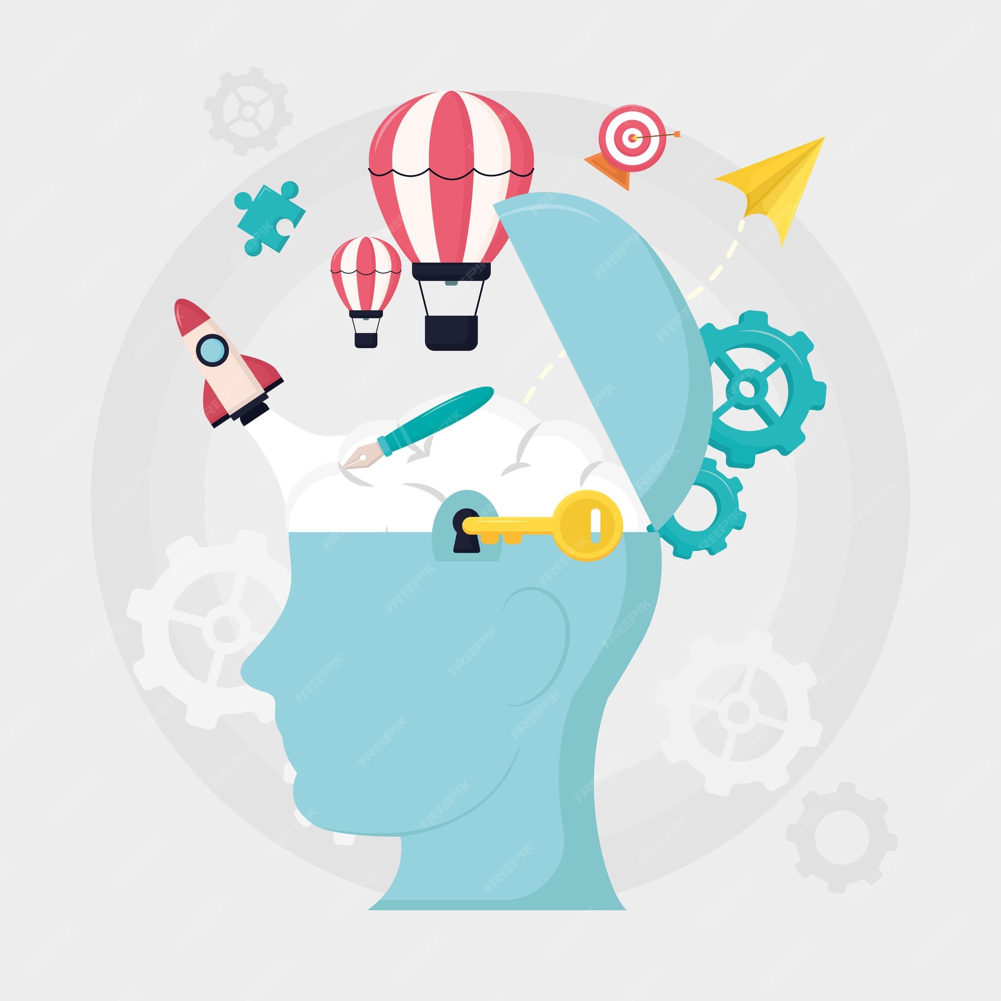 Premium Vector | Creativity ideas design Premium Vector | Creativity ideas design