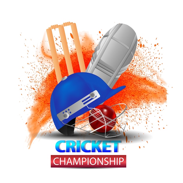 Cricket match concept with background Vector | Premium Download Cricket match concept with background Vector | Premium Download