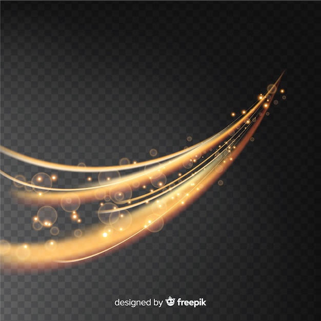 Free Vector | Curve light effect realistic style Free Vector | Curve light effect realistic style