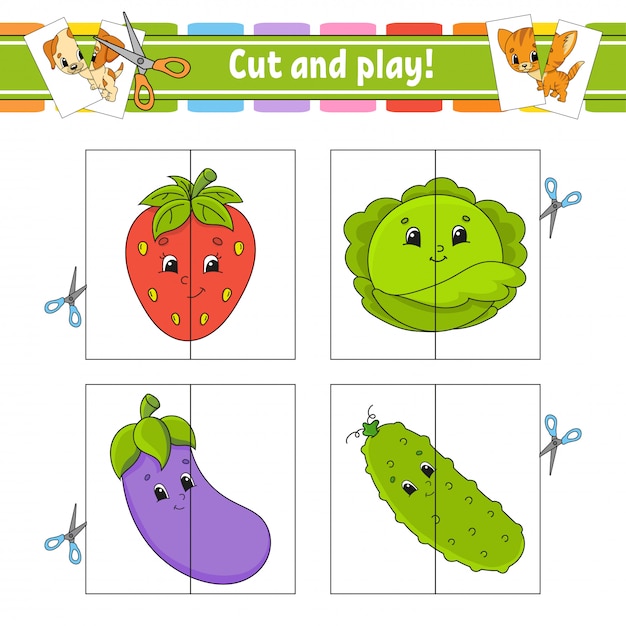 Premium Vector | Cut and play. Premium Vector | Cut and play.
