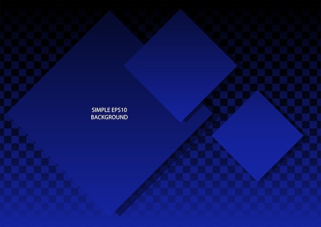 Premium Vector | Dark blue abstract squares background, modern vector ... Premium Vector | Dark blue abstract squares background, modern vector ...