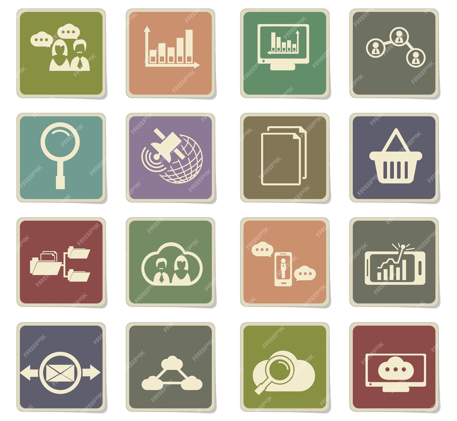 Premium Vector | Data analytic vector icons for user interface design Premium Vector | Data analytic vector icons for user interface design