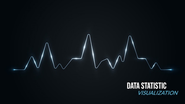 Premium Vector | Data visualization background with spectrum style Premium Vector | Data visualization background with spectrum style