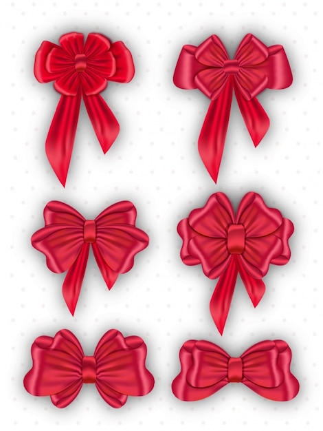 Premium Vector | Decorative bows collection Premium Vector | Decorative bows collection