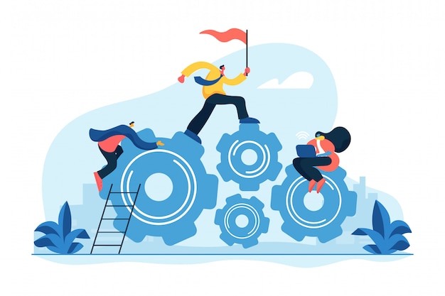 Premium Vector | Dedicated team concept vector illustration Premium Vector | Dedicated team concept vector illustration