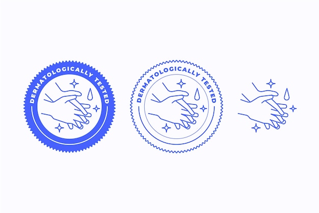 Free Vector | Dermatologically tested concept Free Vector | Dermatologically tested concept