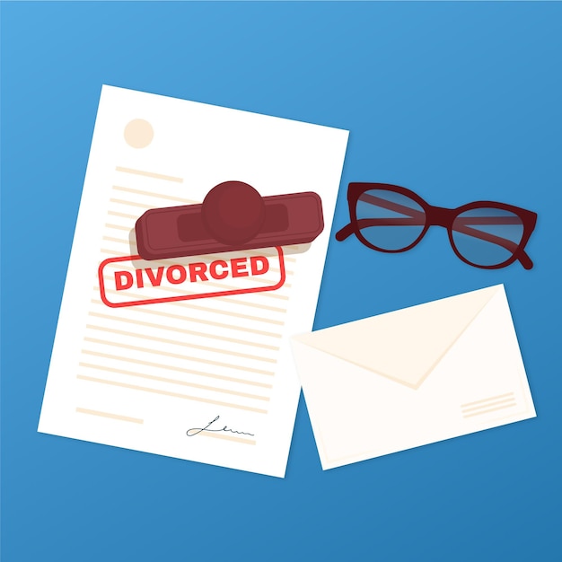 Free Vector Divorce Illustration Concept