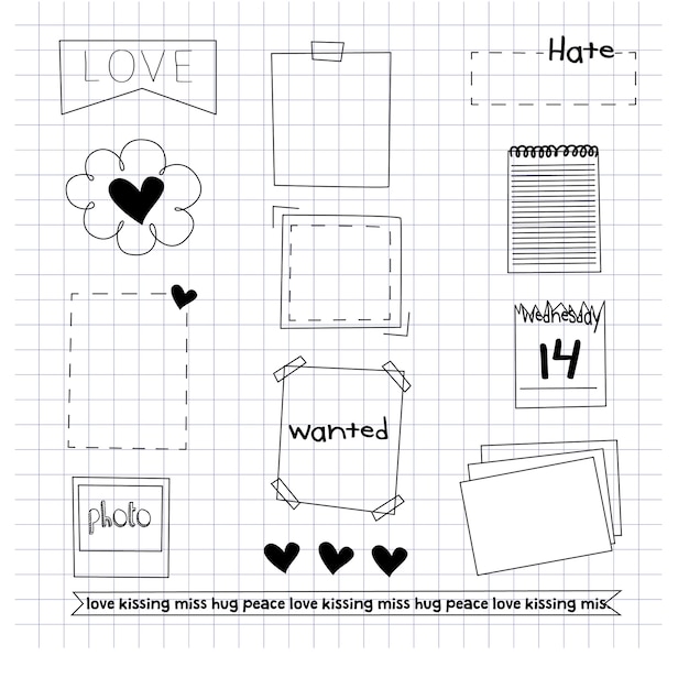 Premium Vector | Doodle sketch note Premium Vector | Doodle sketch note