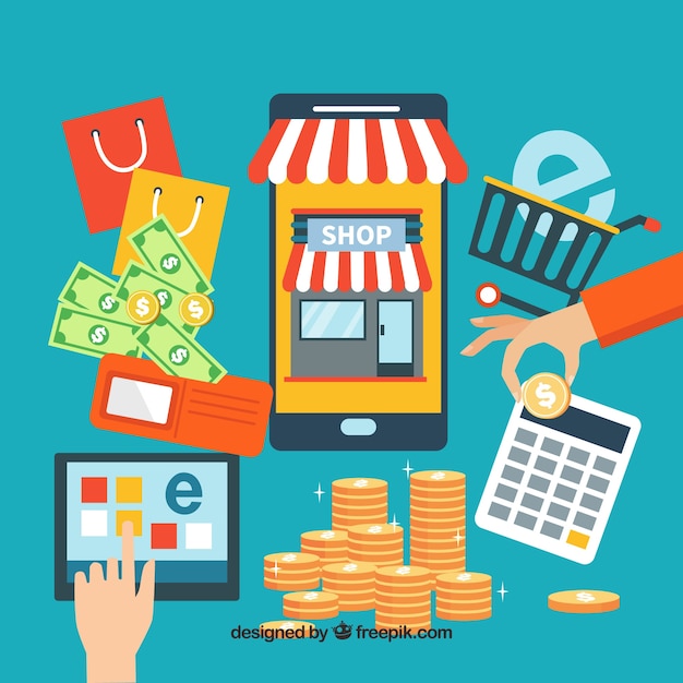 E-commerce elements Vector | Free Download E-commerce elements Vector | Free Download