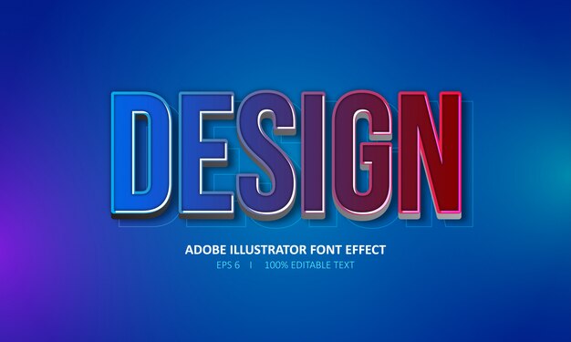 Premium Vector | Editable 3d text effect Premium Vector | Editable 3d text effect