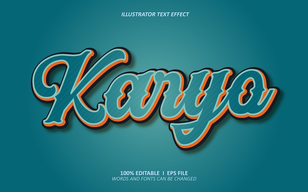 Premium Vector | Editable text effect, vintage style Premium Vector | Editable text effect, vintage style