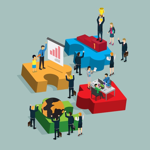 Premium Vector | Efficient and inefficient workers Premium Vector | Efficient and inefficient workers