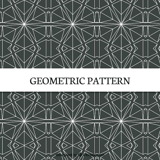 Elegant Pattern Of Geometric Shapes Vector Free Download