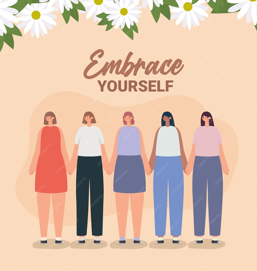 Premium Vector | Embrace yourself card Premium Vector | Embrace yourself card