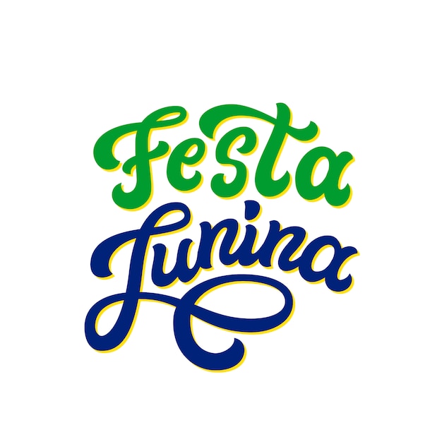 Premium Vector | Festa junina, lettering Premium Vector | Festa junina, lettering