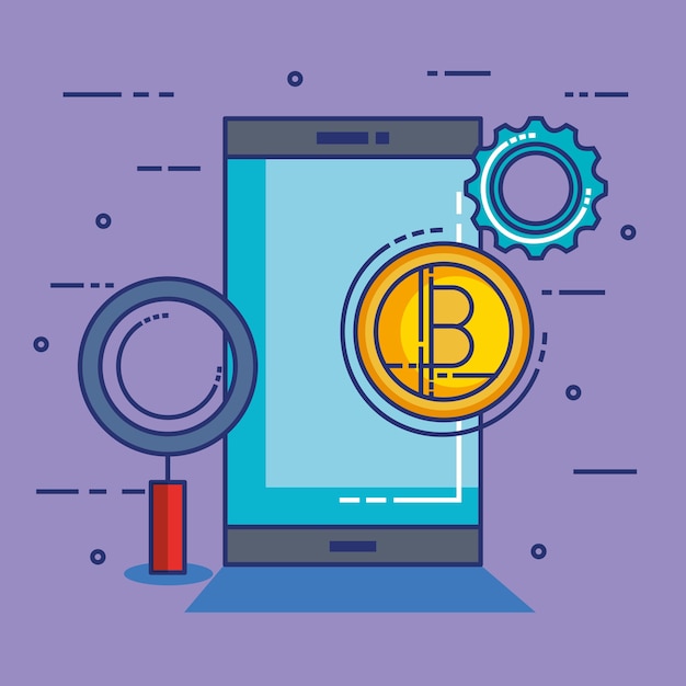 Premium Vector | Fintech set flat icons Premium Vector | Fintech set flat icons