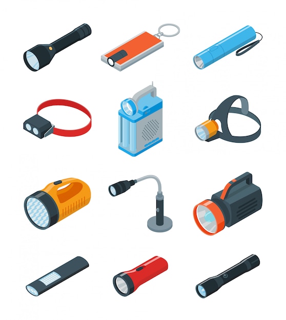 Premium Vector | Flashlight illustration on white background ... Premium Vector | Flashlight illustration on white background ...